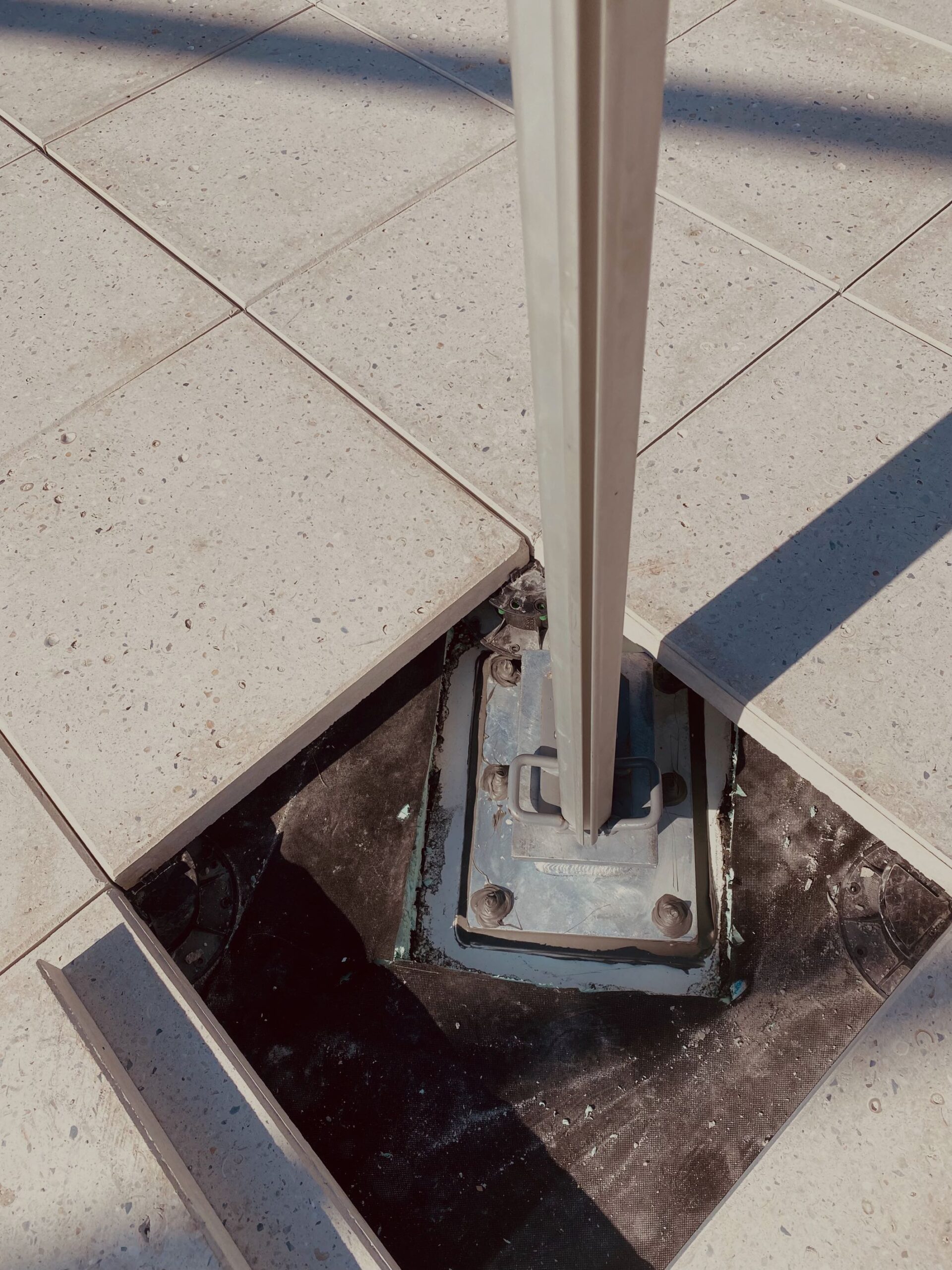 Rooftop Tent Tieback Anchor Installation at Marina Hotel - Valcourt Group